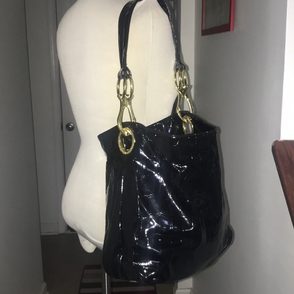Braciano | Bags | Braciano Patent Leather Bucket Bag | Poshmark